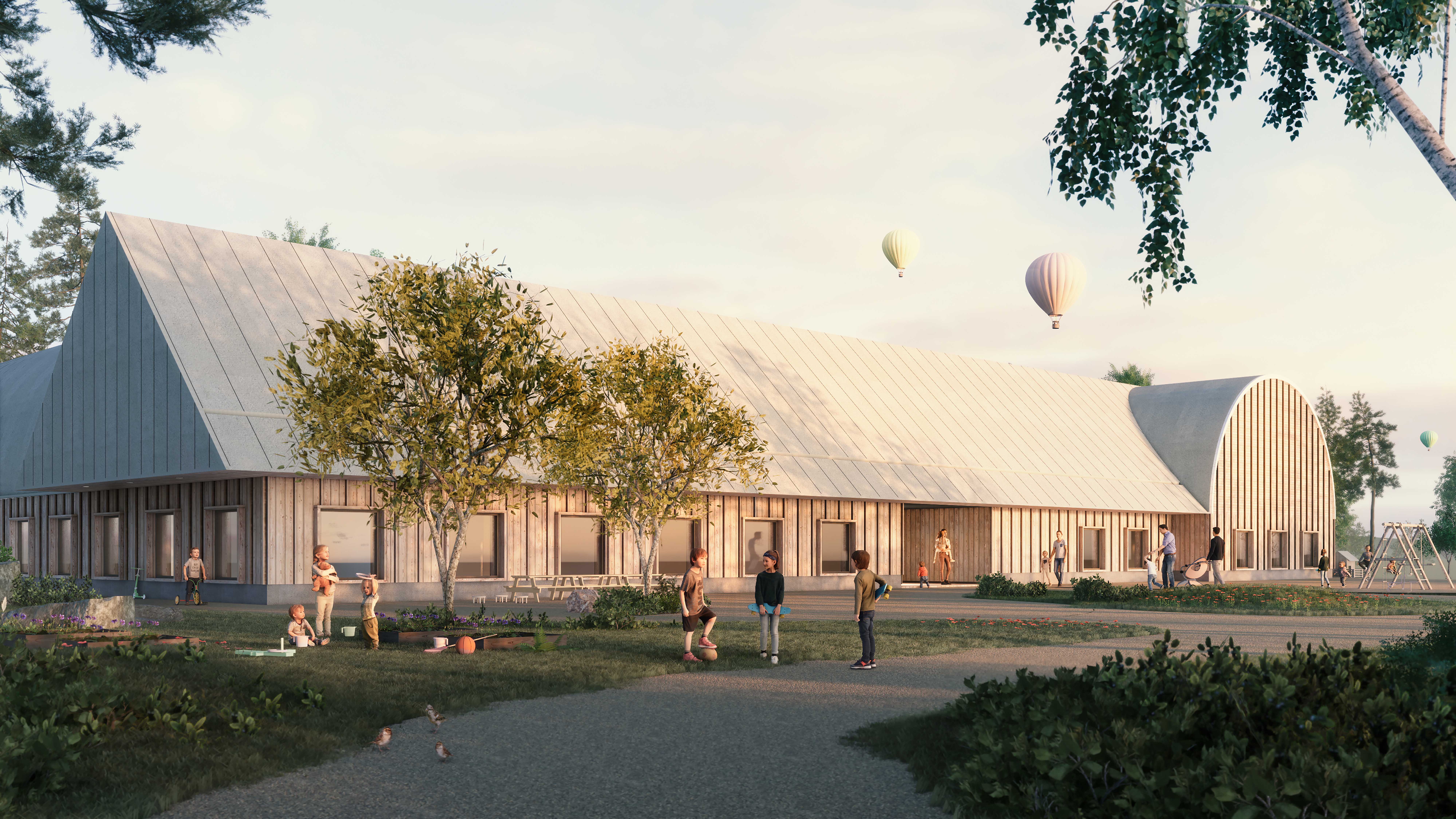 Marge Arkitekter | Projects | Atrium Preschool